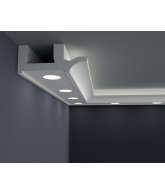 Abgehängte Decke mit Halogen- und LED-Beleuchtung LH MODERN 5